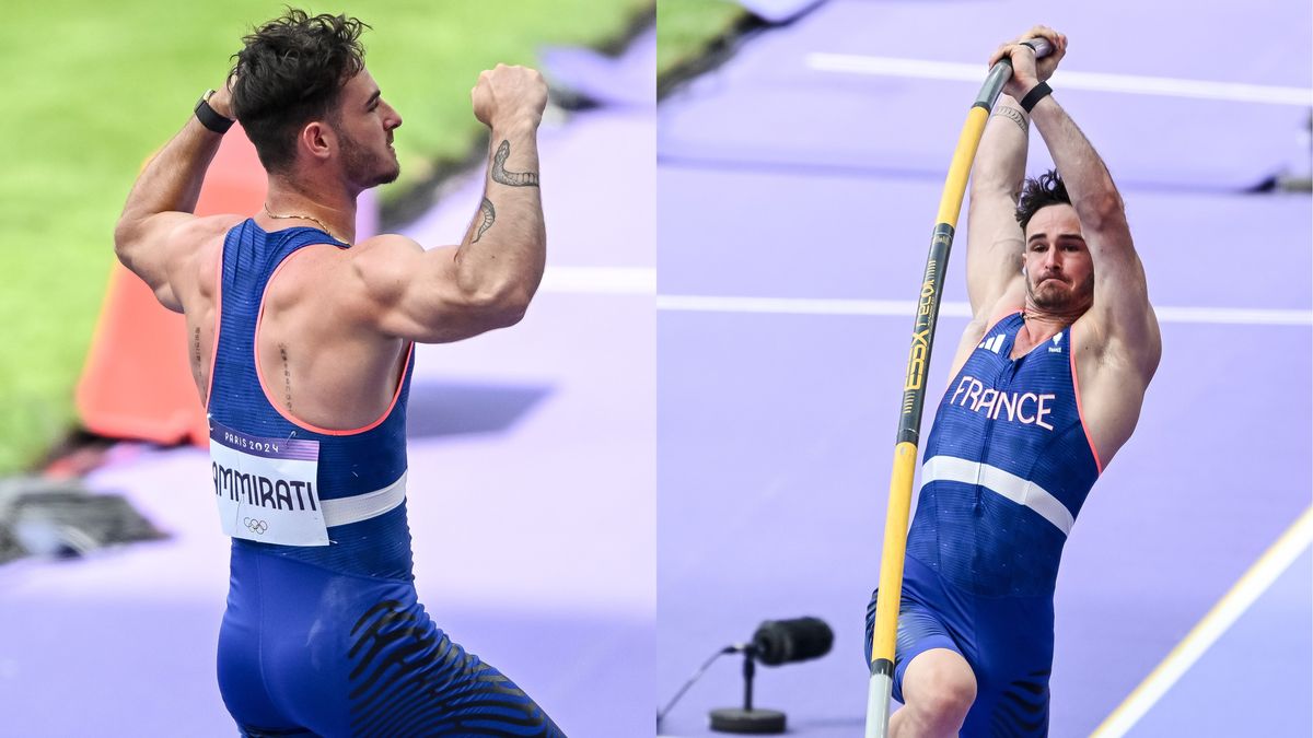 French pole vaulter jokes about bulge stealing the limelight