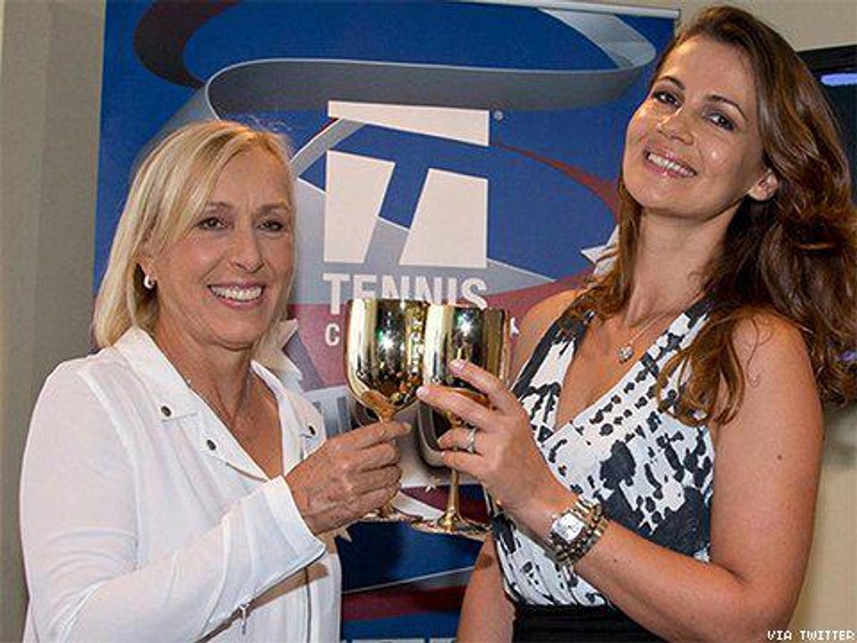 Martina Navratilova Marries Long-Time Partner Julia Lemigova in New York