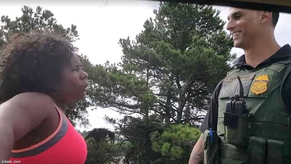 Woman Gets Pulled Over By Hot Cop Goes On Hilarious Rant