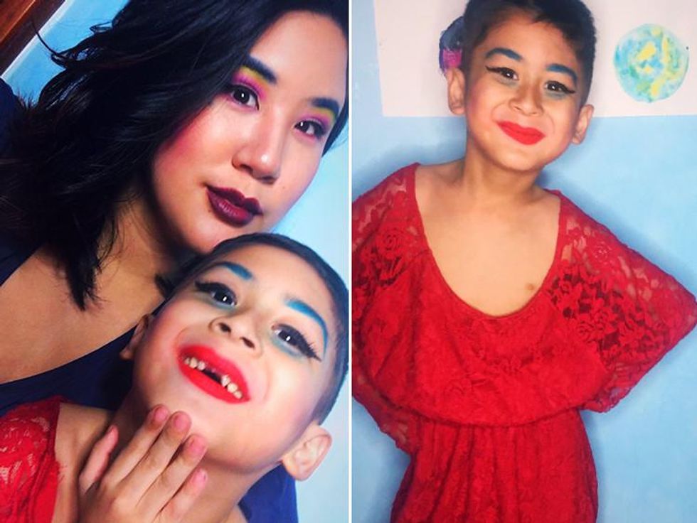 This Mom Helped Her Son Become a Drag Queen and It Is So Adorable