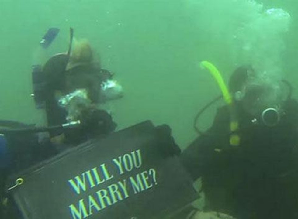 WATCH: How Deep Is Her Love? Woman Learns to Scuba Dive to Propose to ...