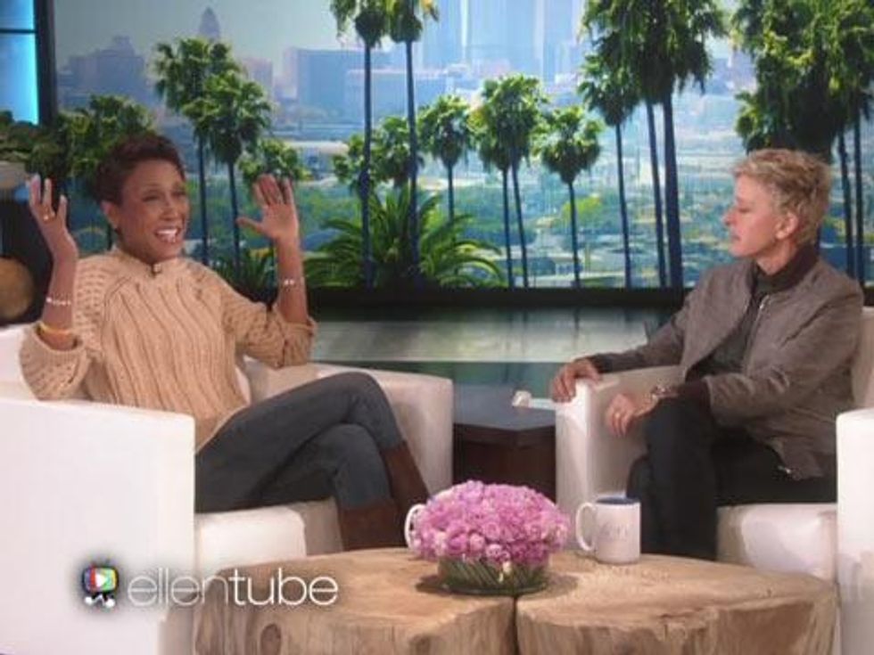 WATCH: Ellen DeGeneres, Robin Roberts and Scandal Pillow Talk