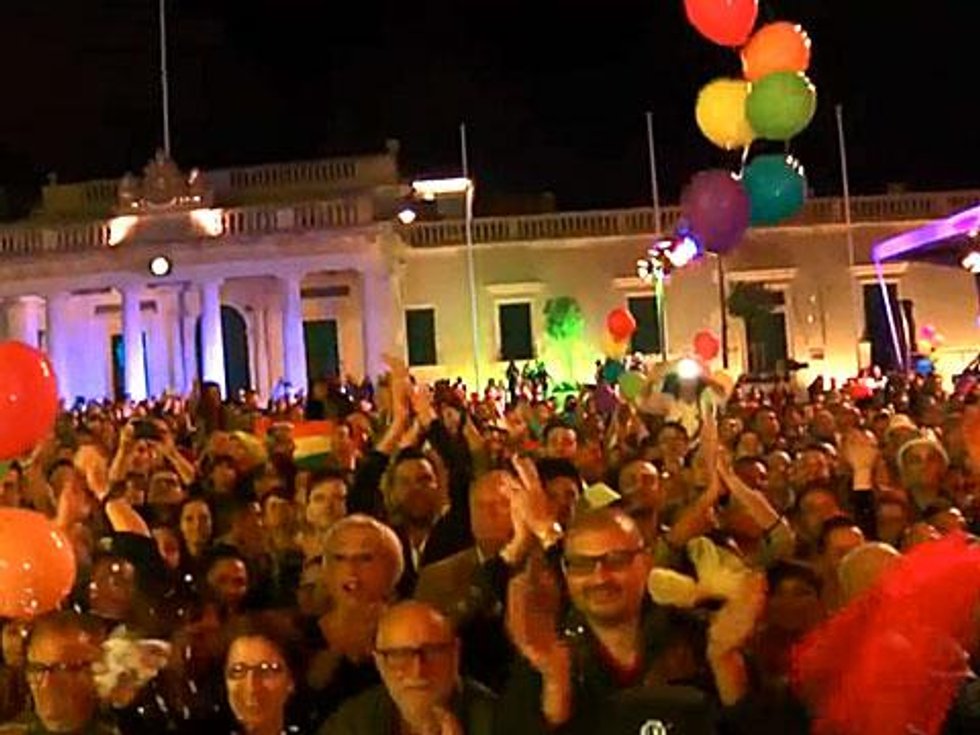 WATCH: Malta Celebrates Civil Unions and Adoption Rights for Same-Sex ...