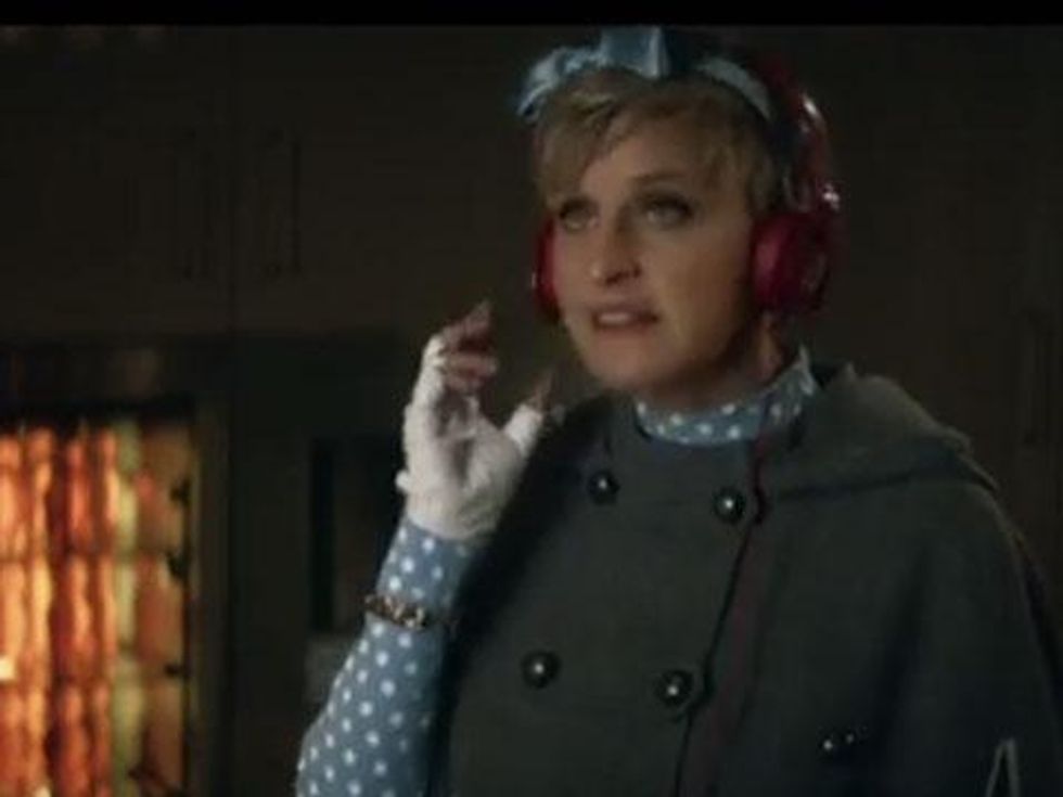 WATCH: Ellen Is Goldilocks, Dances with Bears for Beats' Superbowl ...