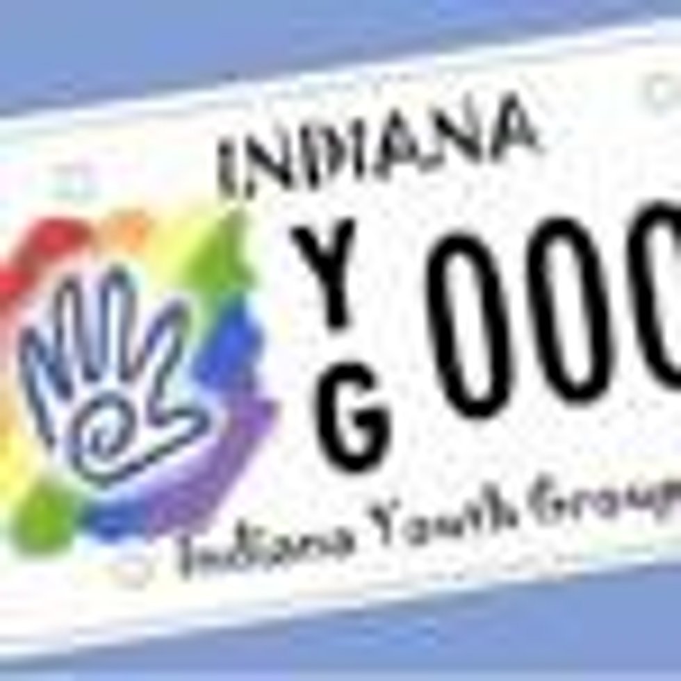 Indiana Becomes First State to Offer LGBT Themed License Plate!