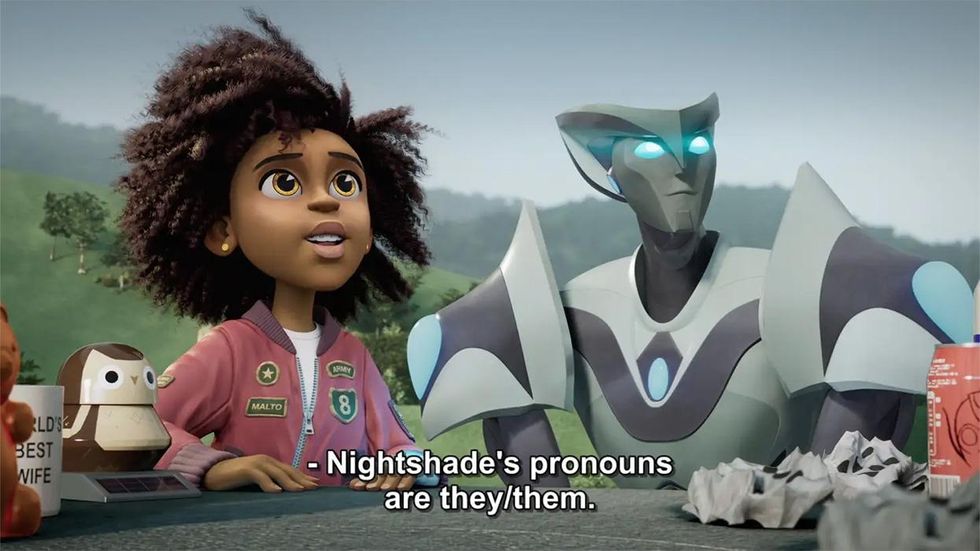 Transformers: EarthSpark Series Introduces Nonbinary Robot, Fans React
