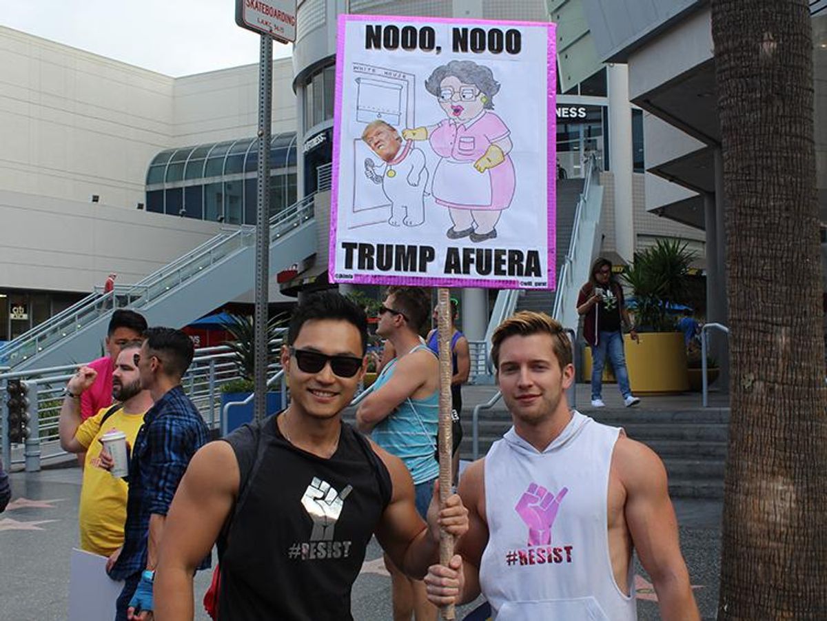 Our Favorite Protest Signs From LA Pride's #ResistMarch