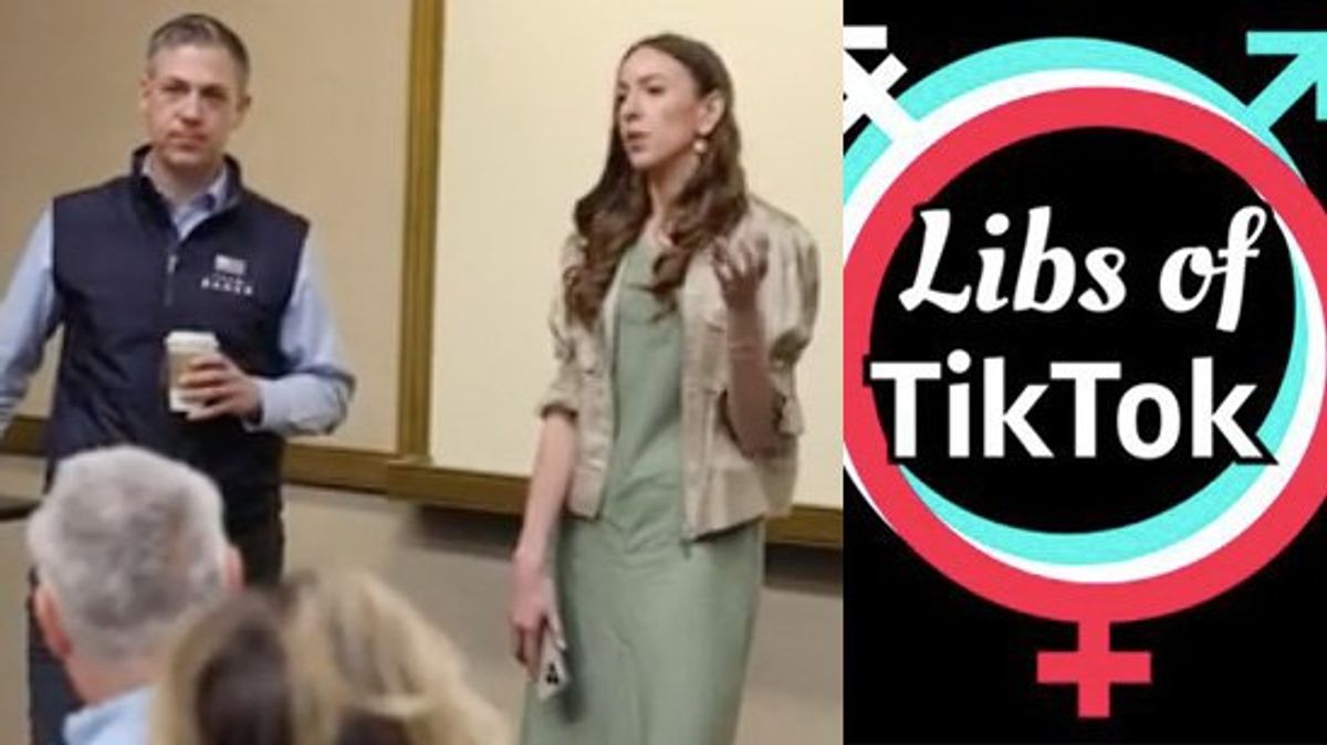 Watch students laugh at Libs of TikTok founder Chaya Raichik