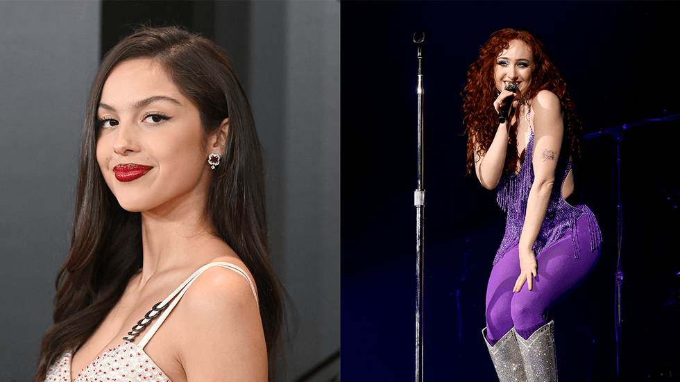 Watch the video of Olivia Rodrigo & Chappell Roan kissing