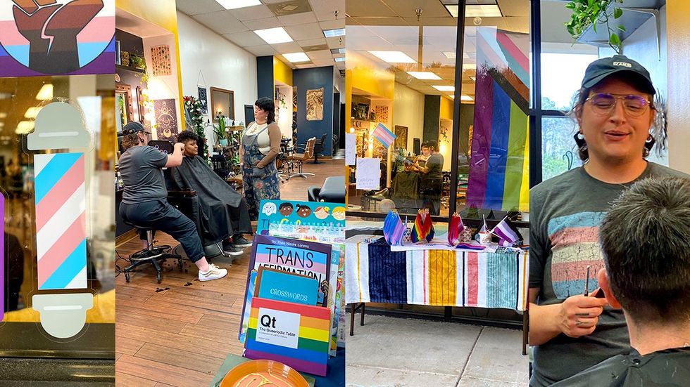 32 pics of trans folx getting gender affirming haircuts