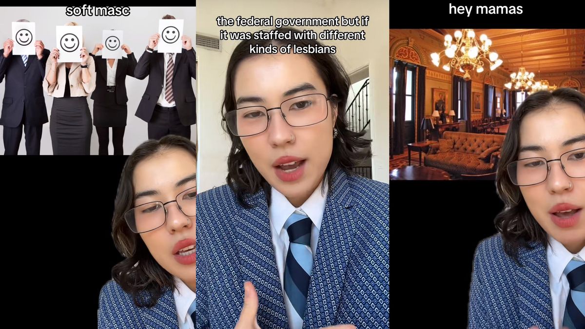 Queer TikToker staffs government with lesbians in fun video