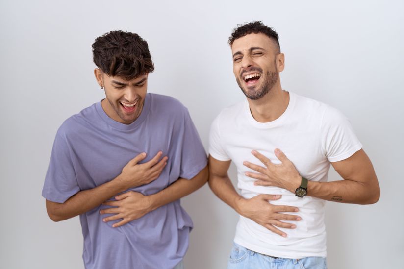 Men Laughing