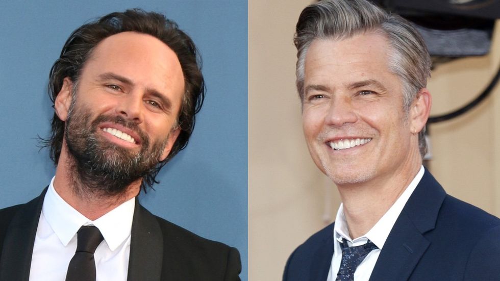Best gay memes about Timothy Olyphant & Walton Goggins pic