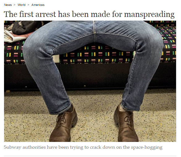 Everything You Need to Know About 'Manspreading'