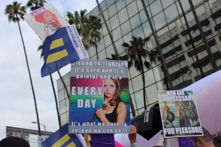 Our Favorite Protest Signs From LA Pride's #ResistMarch
