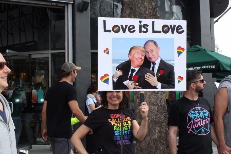 Our Favorite Protest Signs From LA Pride's #ResistMarch