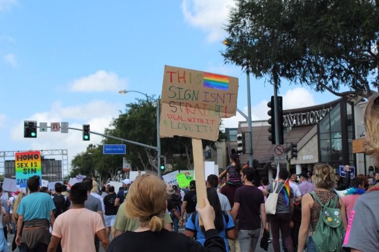 Our Favorite Protest Signs From LA Pride's #ResistMarch