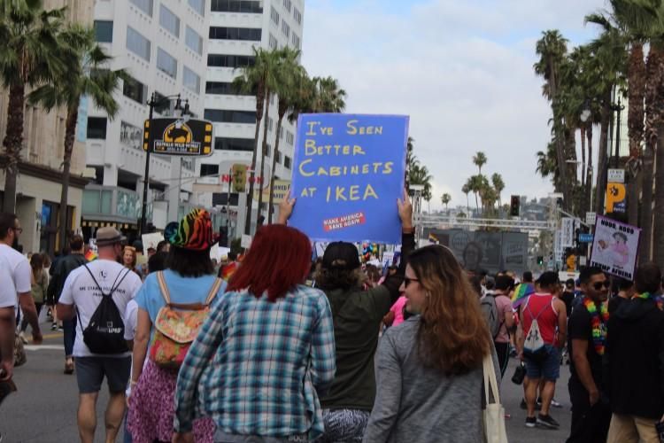 Our Favorite Protest Signs From LA Pride's #ResistMarch
