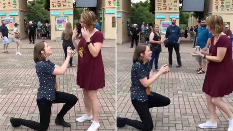These Women Proposing to Each Other at the Same Time Is the Cutest ...