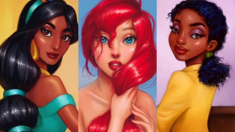 An Artist Reimagined Disney Princesses in Her Own Breathtaking Way