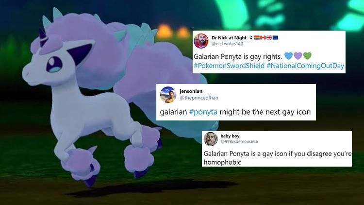 Pokémon's New Galarian Ponyta Is Giving the Gays Everything They Want